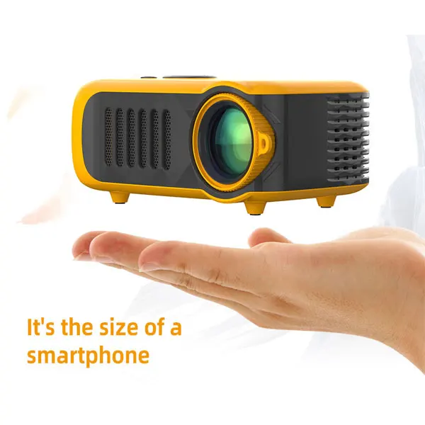 New Home Theater A2000 Mini Portable 1080P Mobile Projector Smart Micro ...