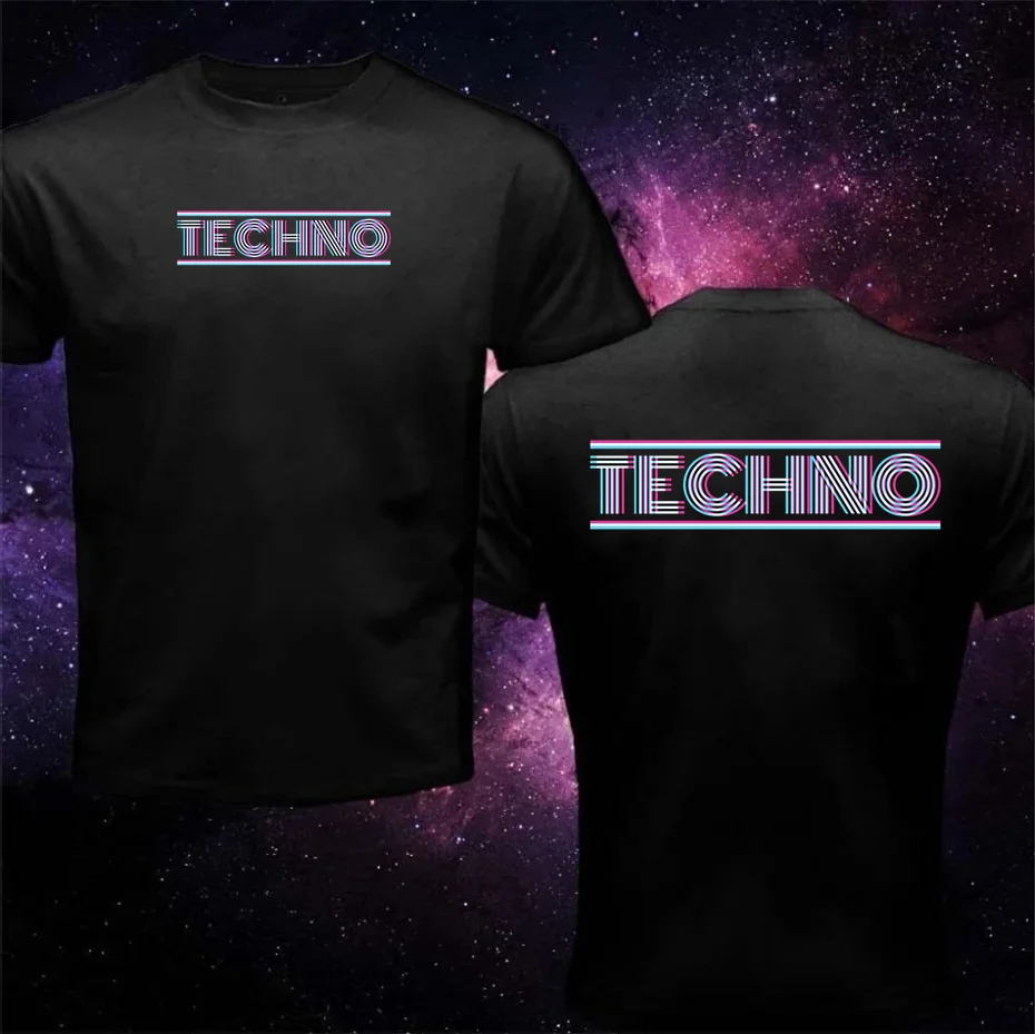 Vintage-Techno-T-Shirt-Men-Funny-DJ-Music-Underground-Rave-T-Shirt ...