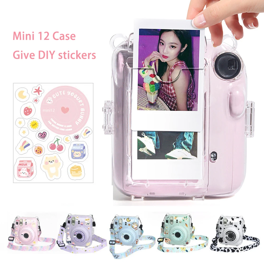 For Fujifilm Instax Mini 12 Transparent Camera Case Protective Carry ...