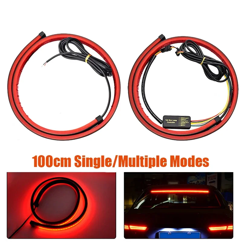 100CM-Car-Brake-LED-Strip-Flexible-Car-Styling-High-Rear-Additional ...