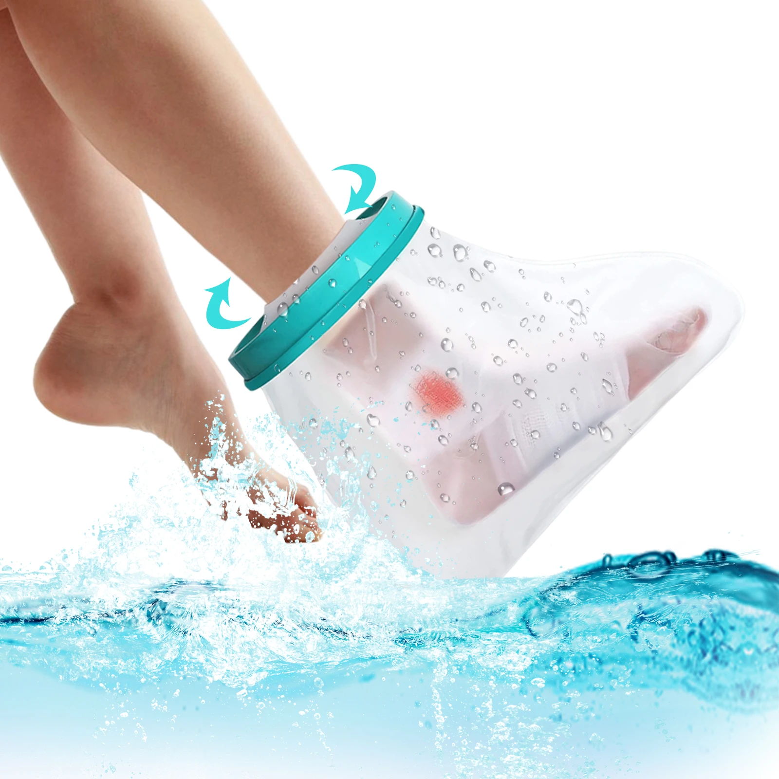 Child Waterproof Cast Cover Relieve Pain Fracture Foot Covers Leg ...