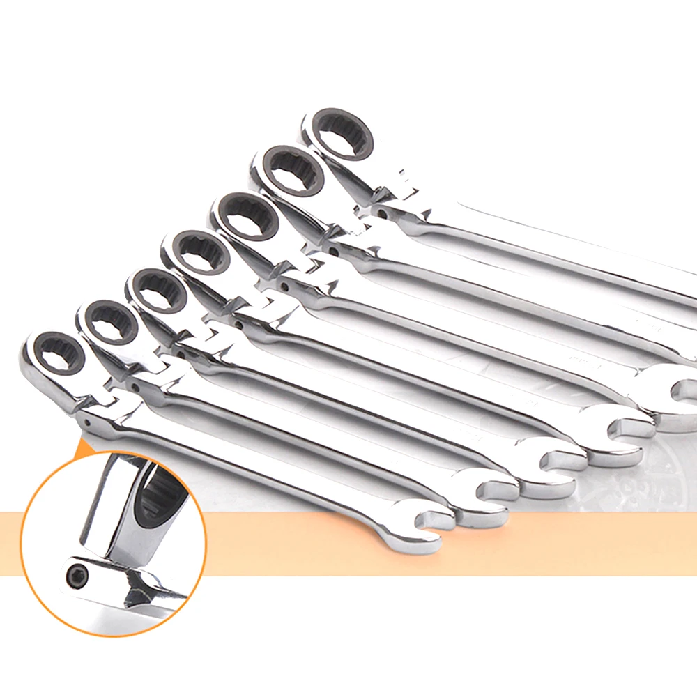 1PCS-Key-Ratchet-Wrench-High-Quality-Ratchet-Spanner-Car-Repair-Tool ...