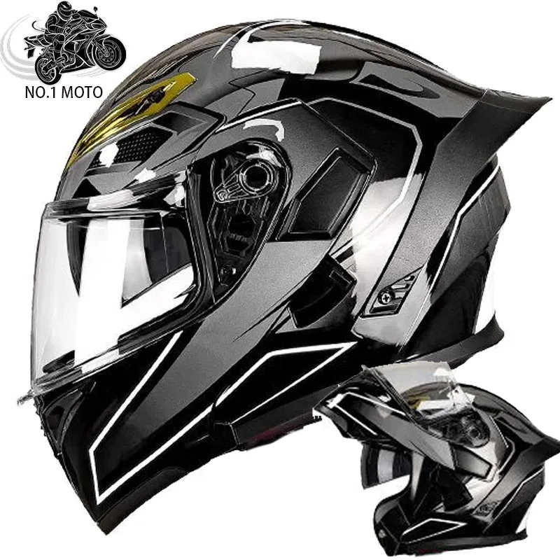 Qike-Flip-Up-Motorcycle-Helmet-Double-Lens-Off-Road-Capacete-Motocross ...