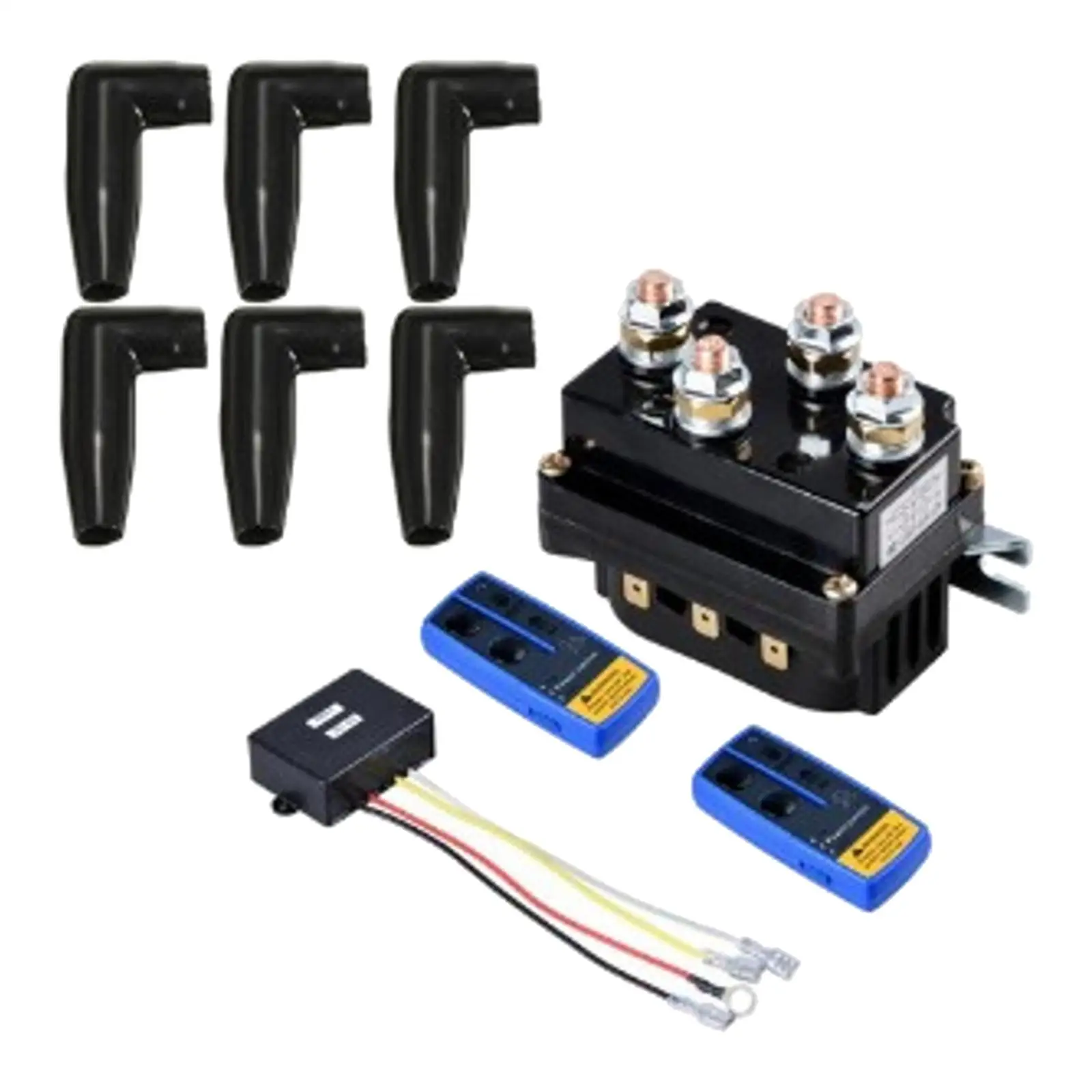 12V-500A-Electric-Solenoid-Relay-Contactor-Wireless-Winch-Remote ...