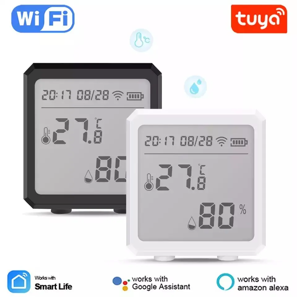 Smart-Life-WIFI-Thermostat-Hygrometer-Sensor-Tuya-Alexa-Google-LCD ...