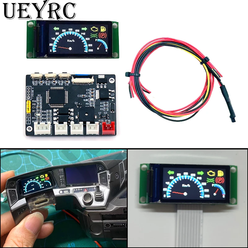 LED LCD Module Illuminated Car Logo Display for 1/10 RC Crawler Car ...
