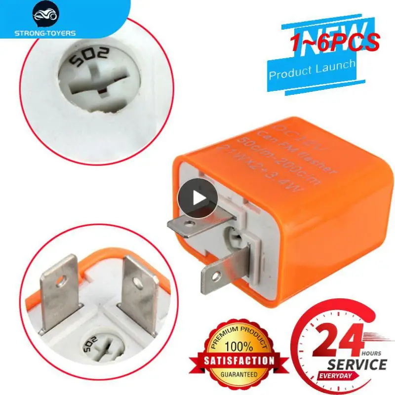 1PCS-Motorcycle-LED-Flasher-Relay-Adjustable-Frequency-Square-Flashing ...