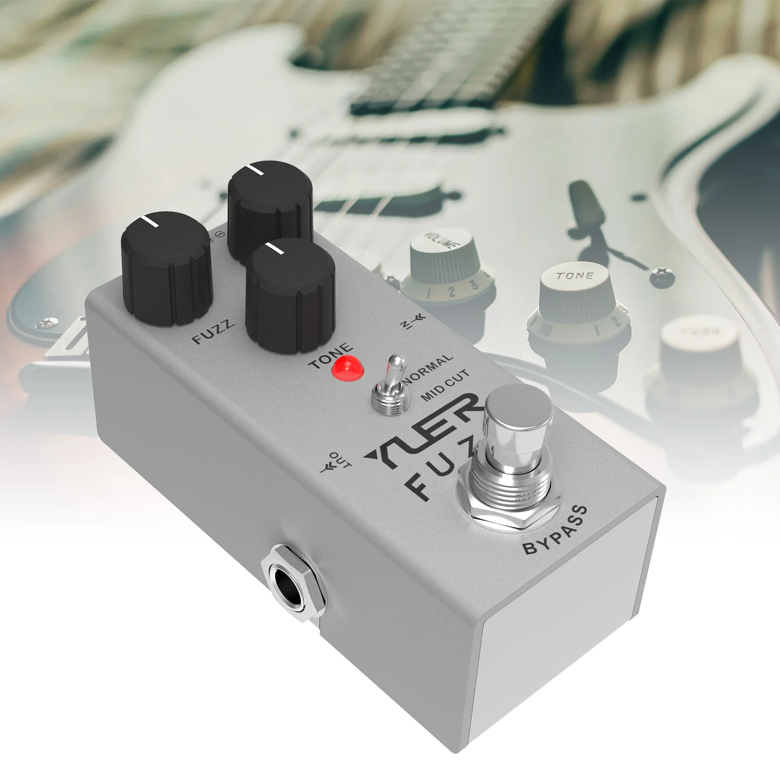 Efeito-Guitarra-Pedal-com-Full-Metal-Shell-True-Bypass-Pe-as-e-Acess ...