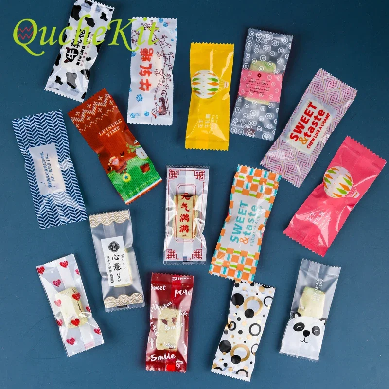 200Pcs-4-9-5cm-Nougat-Sugar-Plastic-Bags-Hot-Seal-Candy-Packing-Bag ...