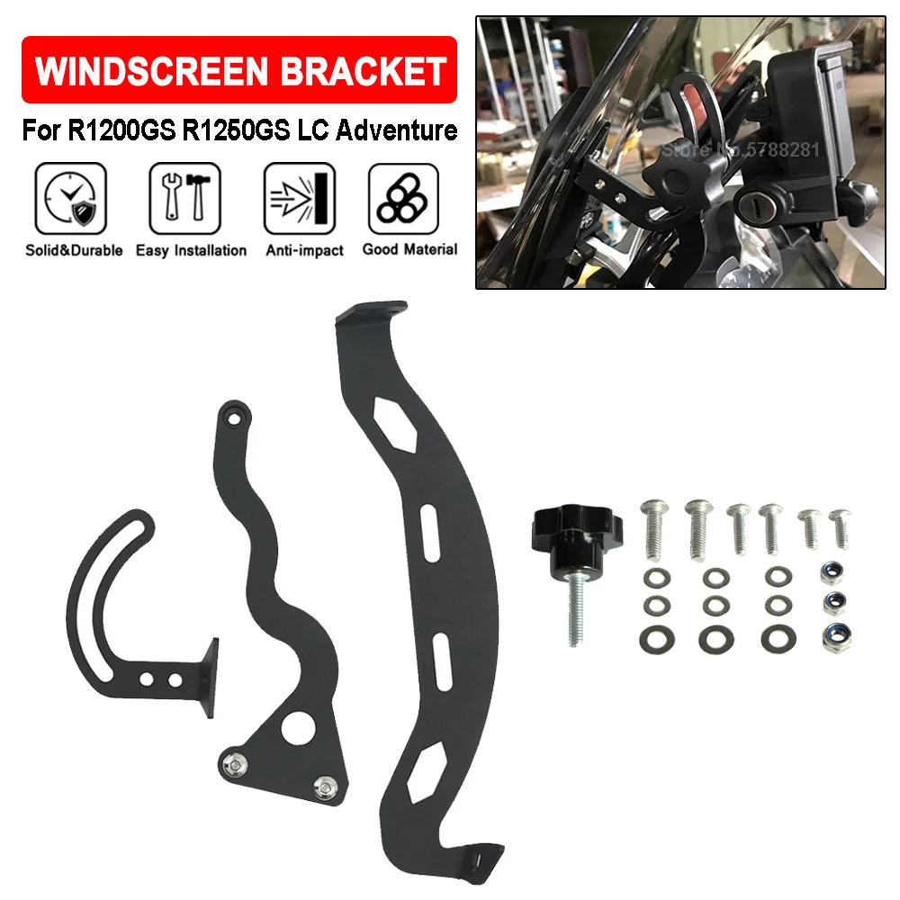 Windshield-Bracket-For-BMW-R1250GS-Adventure-R1200GS-GS-R1200-R1250 ...