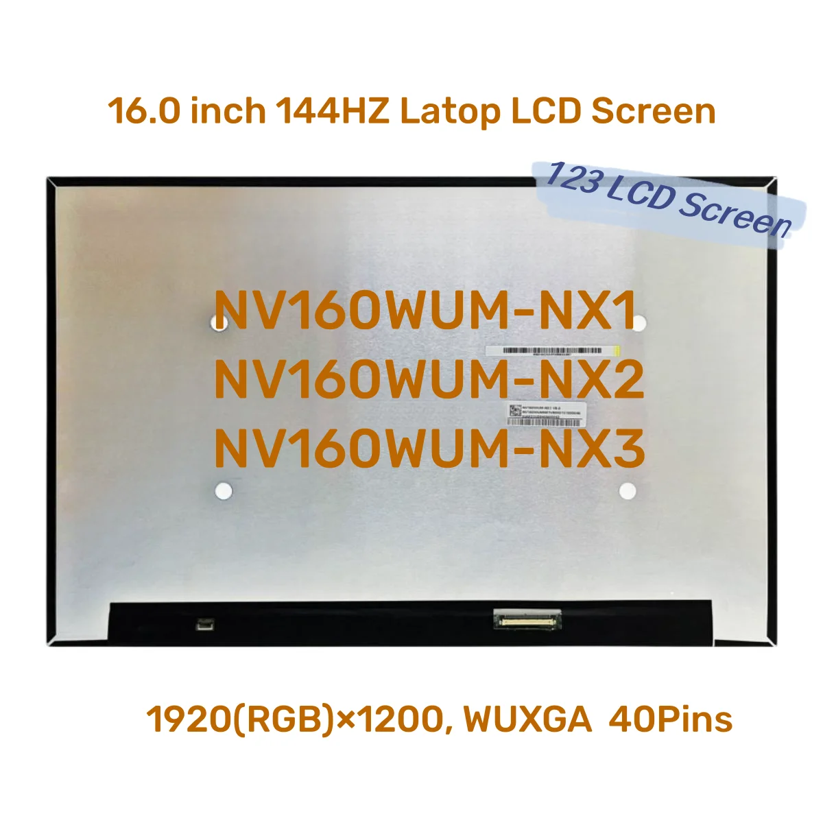 16-0-Laptop-Panel-IPS-FHD-1920x1200-EDP-40pins-Non-Touch-144Hz-NV160WUM-NX1-V8-0.png