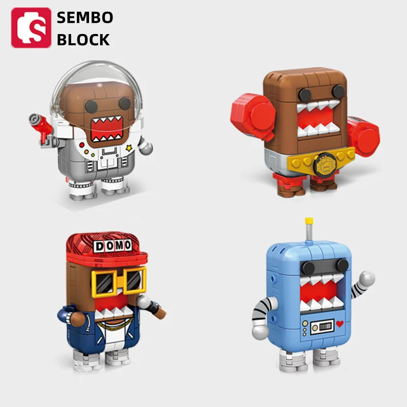 Genuine-SEMBO-BLOCK-DOMO-kun-brick-model-robot-anime-characters-DIY ...