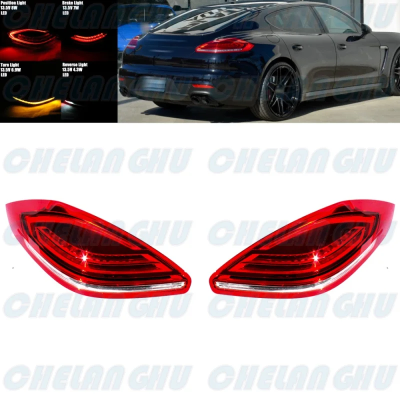 LED-Tail-Light-For-Porsche-Panamera-2014-2015-2016-2017-1-Pair-Rear ...