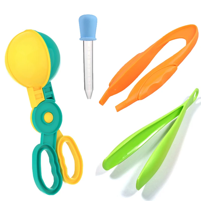 1/4pcs Fine Motor Skill Training Tool Set Montessori Early Learning ...