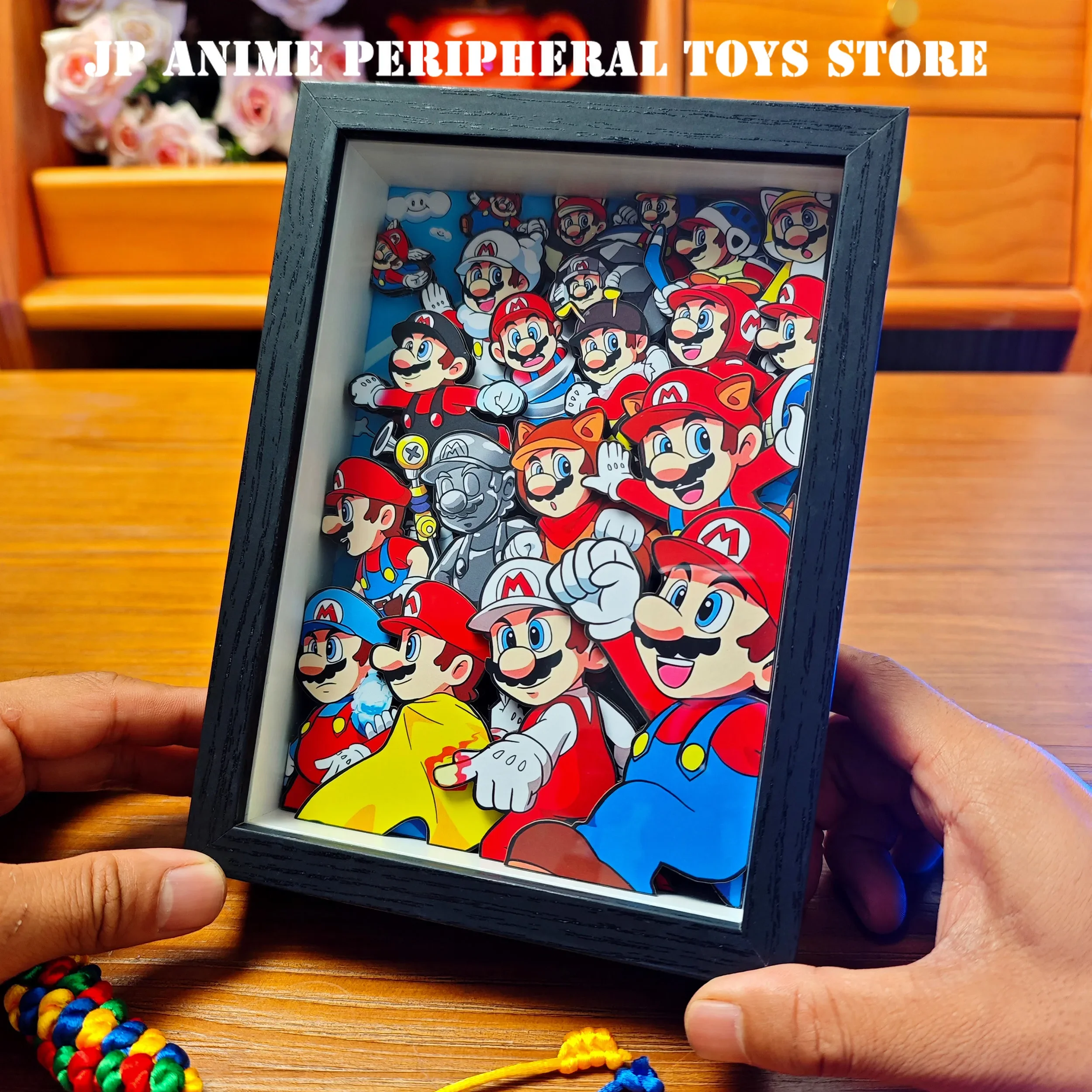 New Classic Anime Super Mario 3D Art Painting Mario brother Cartoon ...