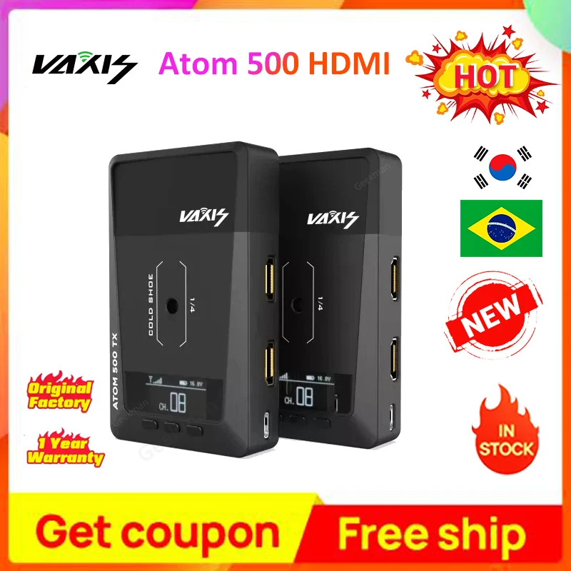 Vaxis Atom 500 | Oled Basic Kit | Atom H.265 | Mars | Photo Studio Kits - 500 Hdmi-compatible ...