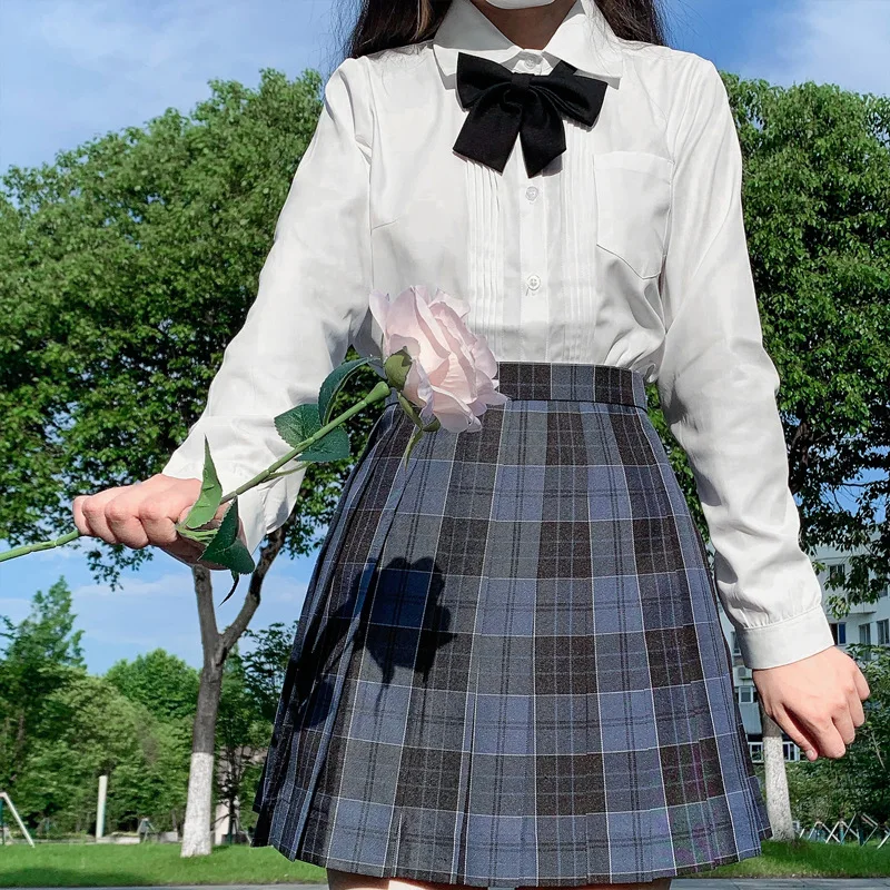 Japanese School Dress Student JK Tops Polo Pointed Collared Organ ...