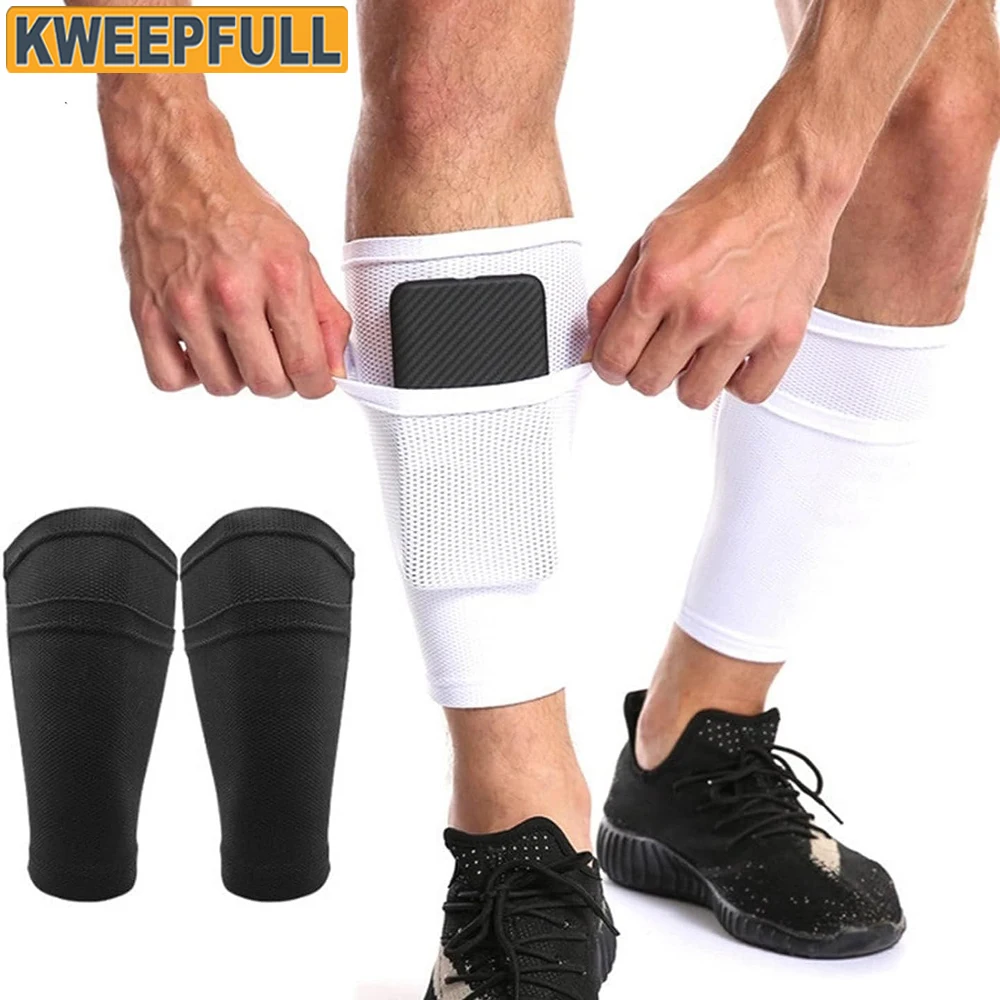 1Pair-Soccer-Shin-Guard-Sock-Leg-Performance-Support-Football ...