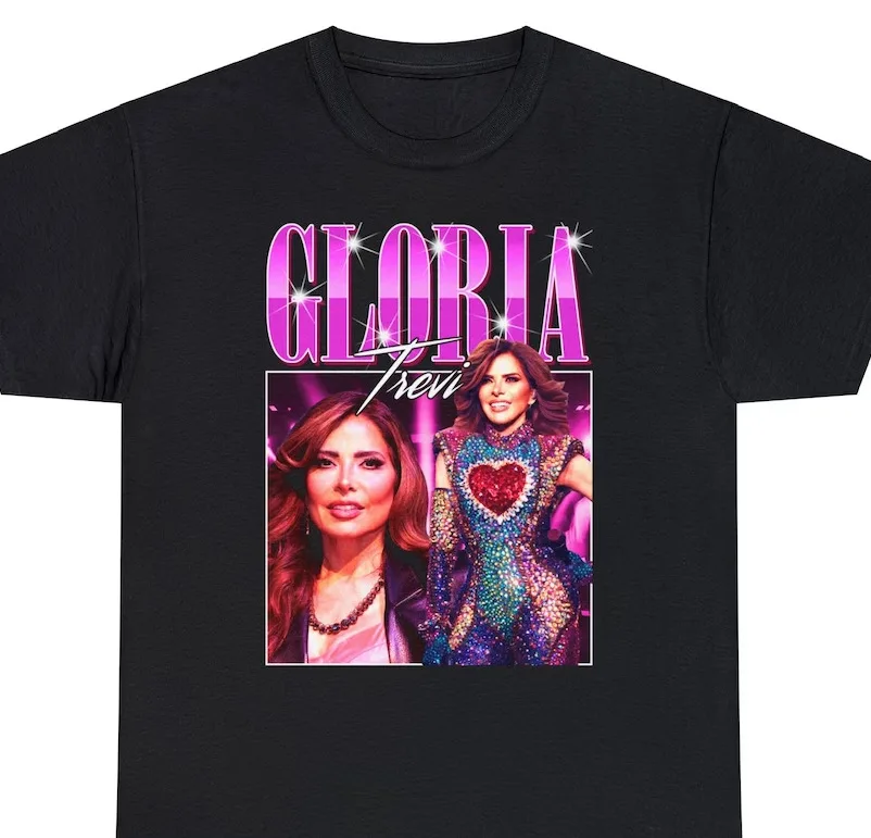Gloria-Trevi-vintage-camiseta-artistas-mexicanos-Merch-G-mangas-longas ...