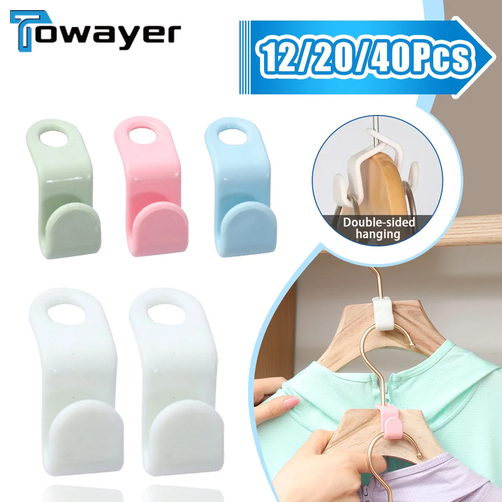 Clothes-Hanger-Connector-Hooks-Plastic-Wardrobe-Closet-Storage ...