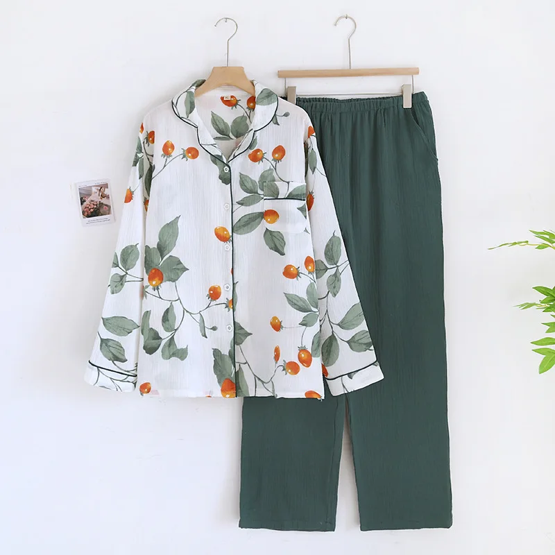 Pajama-Sets-Women-Long-Sleeve-Autumn-Sweet-Sleepwear-Princess-Soft ...