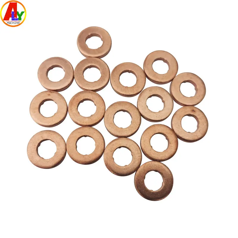 ALYTEST 30777404 Diesel Fuel Injector Copper Washer F00VC17504 ...