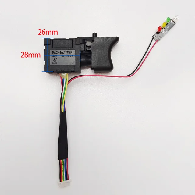Brushless rechargeable drill motor control board switch rotor stator ...