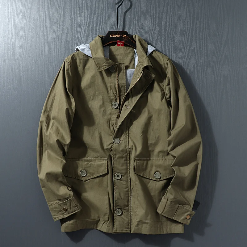 Men-s-Autumn-New-Fashion-All-match-Loose-Casual-Hooded-Work-Jacket ...