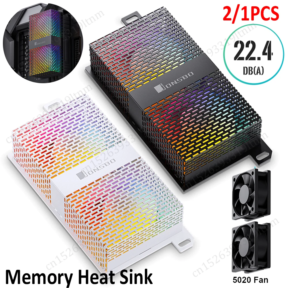 2-1PC-JONSBO-NF-1-Memory-Heat-Sink-Dual-Fans-50mm-4Pin-PWM-5V-3Pin-ARGB.jpg