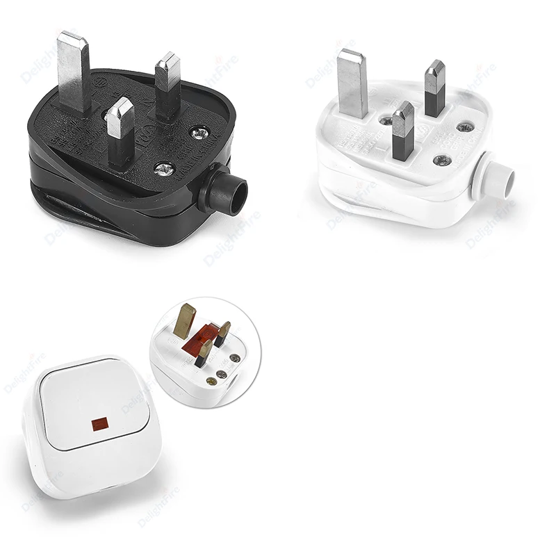 UK-Plug-Adapter-Male-Replacement-Outlets-Rewireable-Electeic-Socket-UK ...