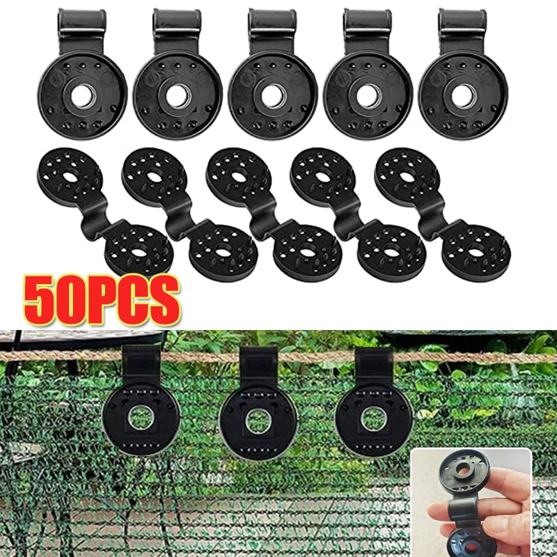 50-10-5pcs-Tarp-Clip-Heavy-Duty-Lock-Grip-Net-Fixing-Clip-Greenhouse ...
