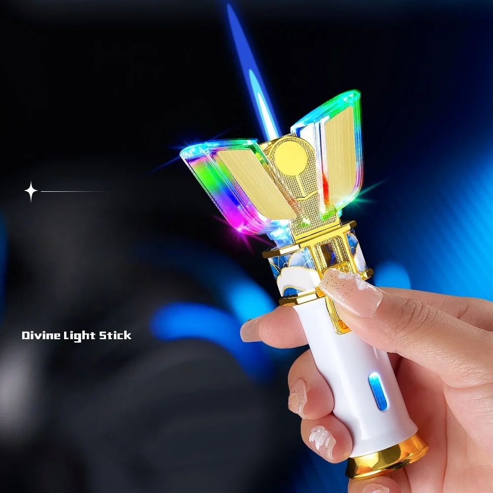 New Fashion Shinlight Stick Inflatable Lighter Gas Electric Dual Use ...
