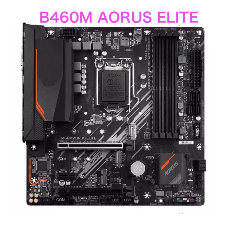 Gigabyte B460M AORUS ELITE Motherboard LGA 1200 DDR4 Micro ATX Mainboard - laptop-motherboards.com