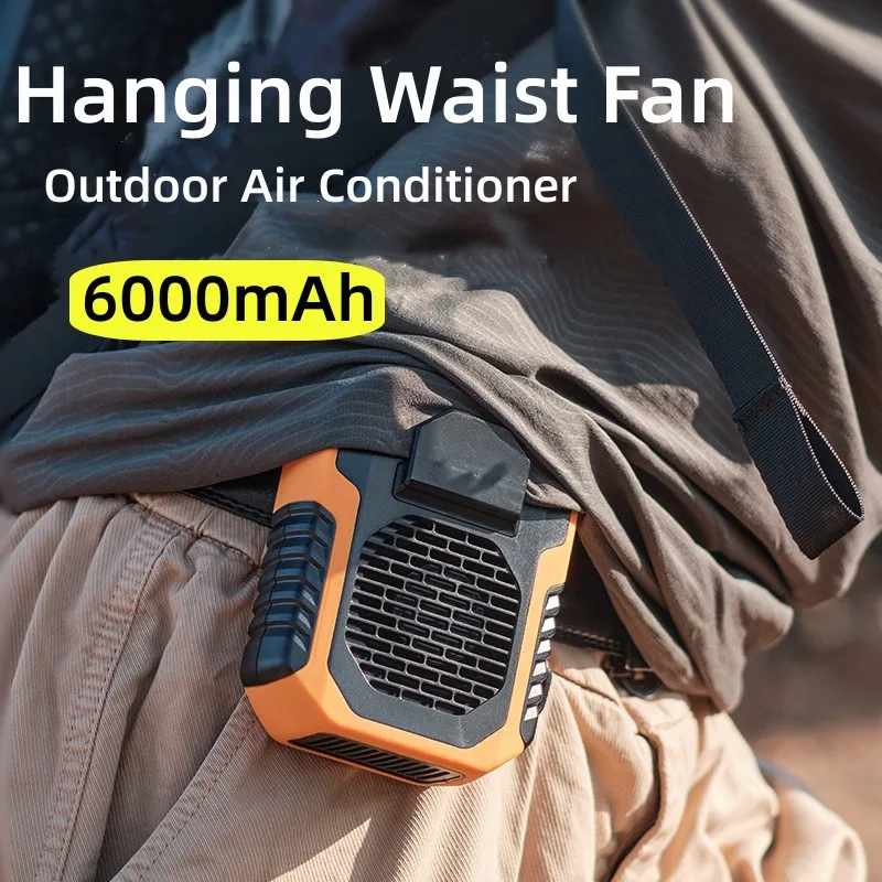6000mAh-Hanging-Neck-Waist-Fan-USB-Mini-Portable-Rechargeable-Fan-For ...