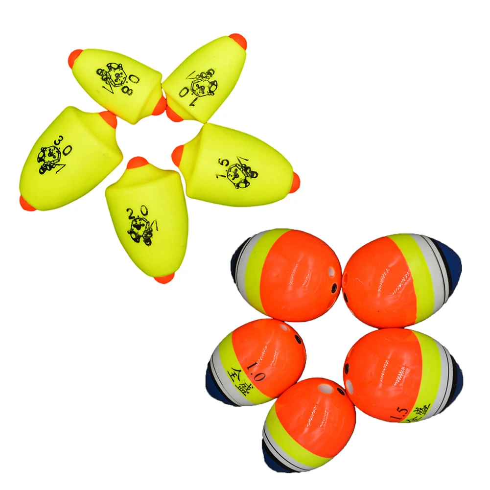 1pc-Outdoor-Fishing-Float-Bobbers-Hard-Foam-Snap-on-Floats-Fishing ...