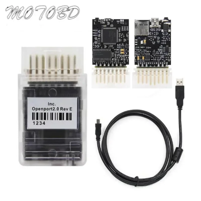 Black Chip Tactrix Openport 2.0 ECU FLASH OBD 2 OBD2 Open Port 2 0 Chip ...