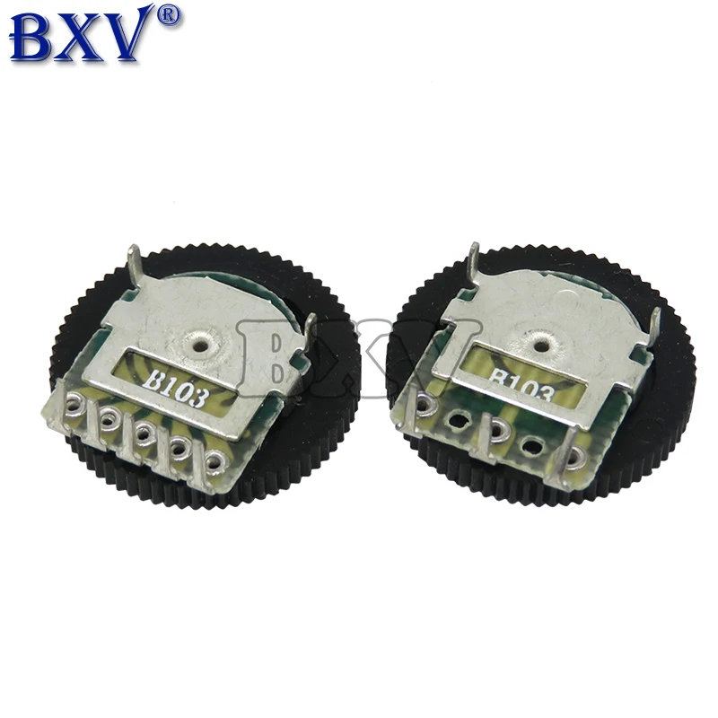 10PCS-Double-Gear-Tuning-Potentiometer-3Pin-5Pin-B102-B103-B203-B503 ...