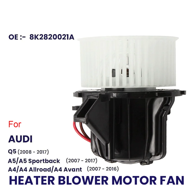 NEW HEATER BLOWER MOTOR FAN WITH AIRCON RHD FOR AUDI A4 B8 A5 8F7 8T3 ...