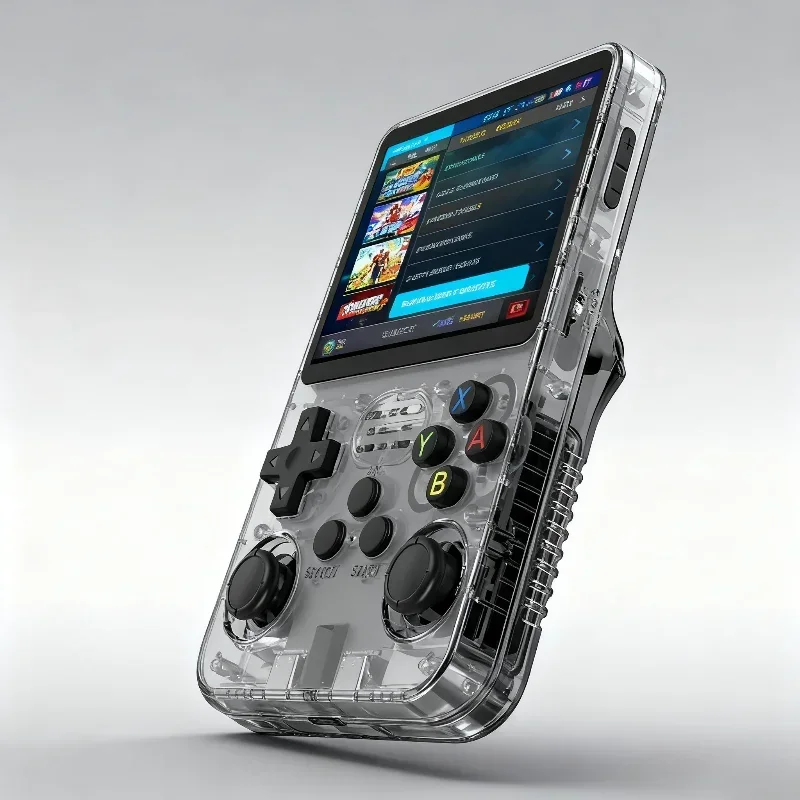 128gb/64gb r36s retro handheld console de videogame sistema linux 3.5 ...