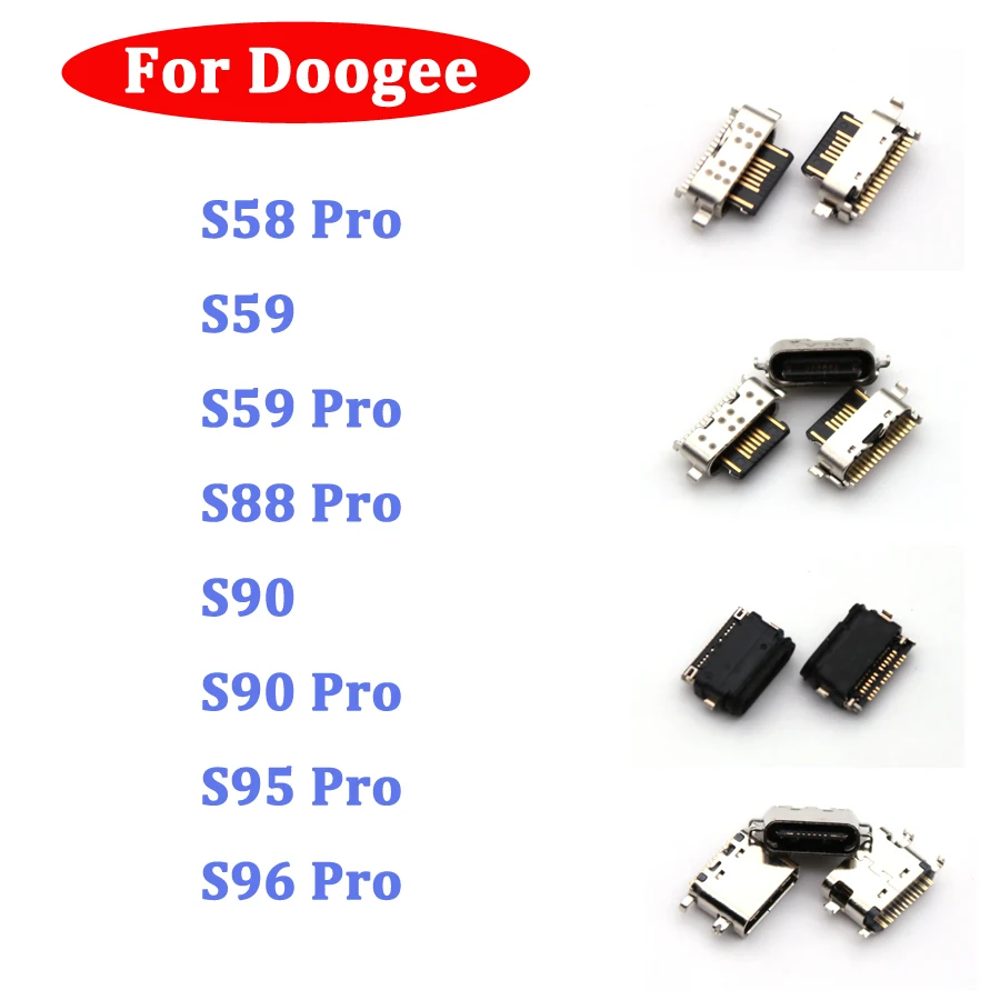 Doogee S58 S59 S88 S90 S95 S96 pro용 타입 C 충전기 잭, 마이크로 USB 충전 포트 도크 커넥터 ...
