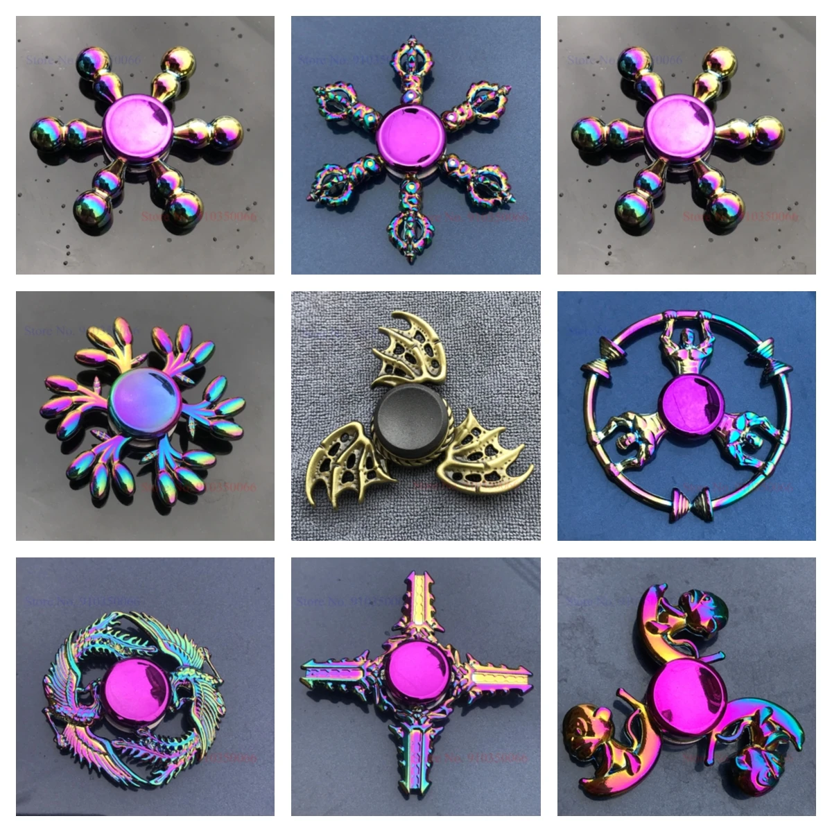 Wing-Fidget-Toys-Spiner-Zinc-Alloy-Metal-Hand-Spinner-Dice-Rudder ...