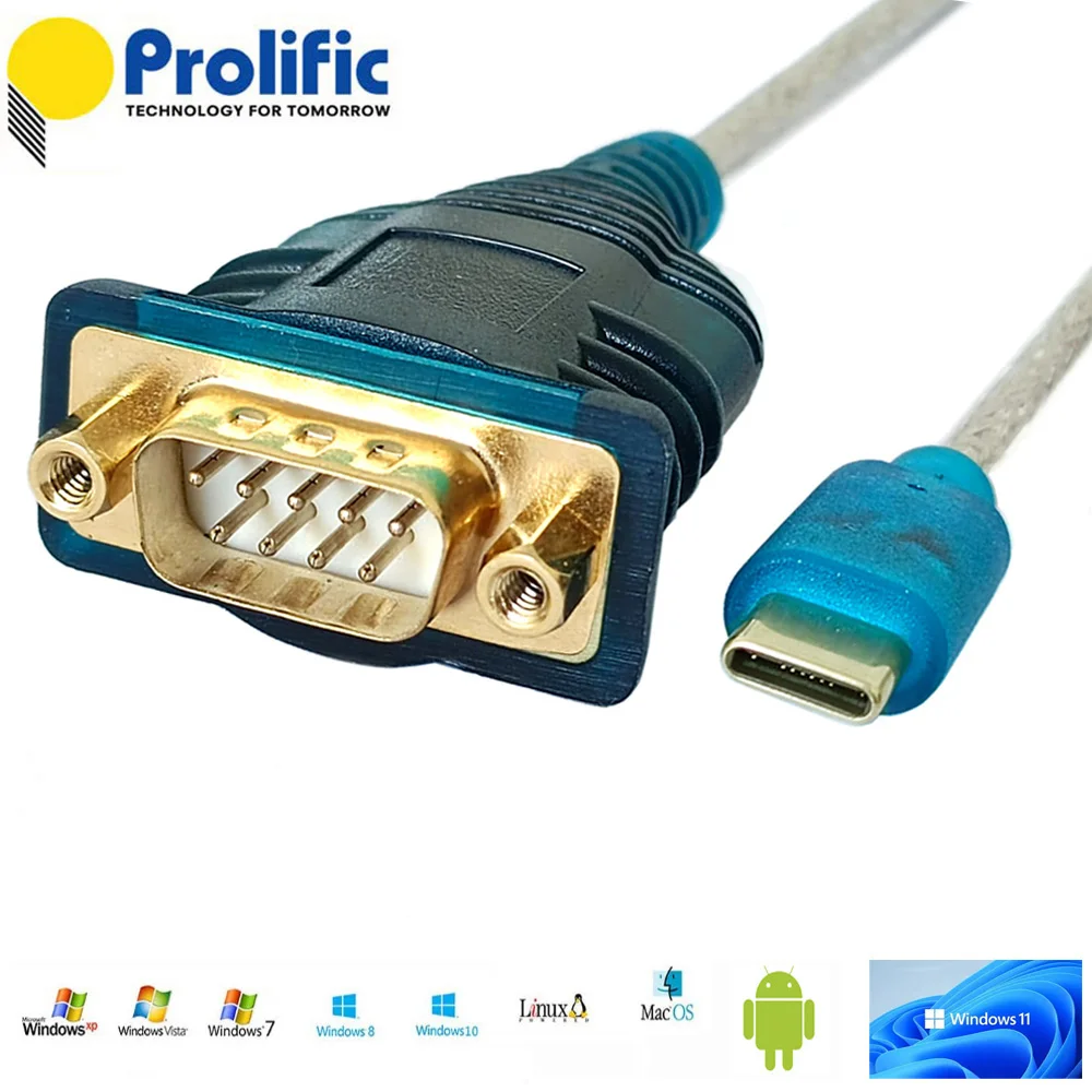 USB C RS232 직렬 어댑터 케이블, C타입 Dsub 9p 수, IPC 미니 마이크로 ATX 컴퓨터 DTE|db9 serial cable|serial cableusb ...