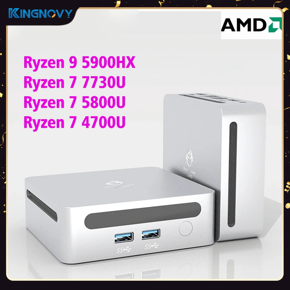 D6-Mini-PC-NUC-AMD-Ryzen-9-5900HX-R7-7730U-Windows-11-DDR4-2xNVMe ...