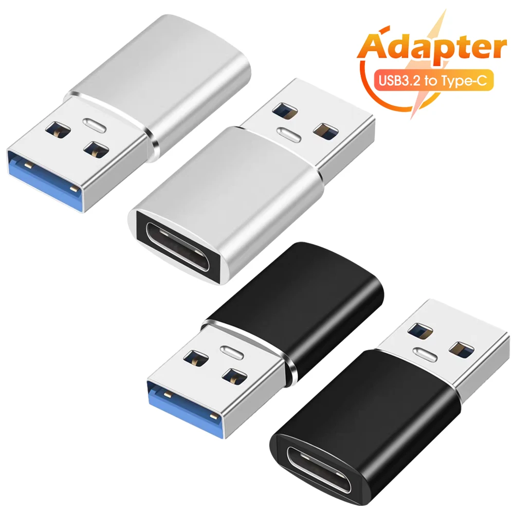 USB 3.2 to Type C OTG Adapter USB A Male to USB C Female Data Converter ...