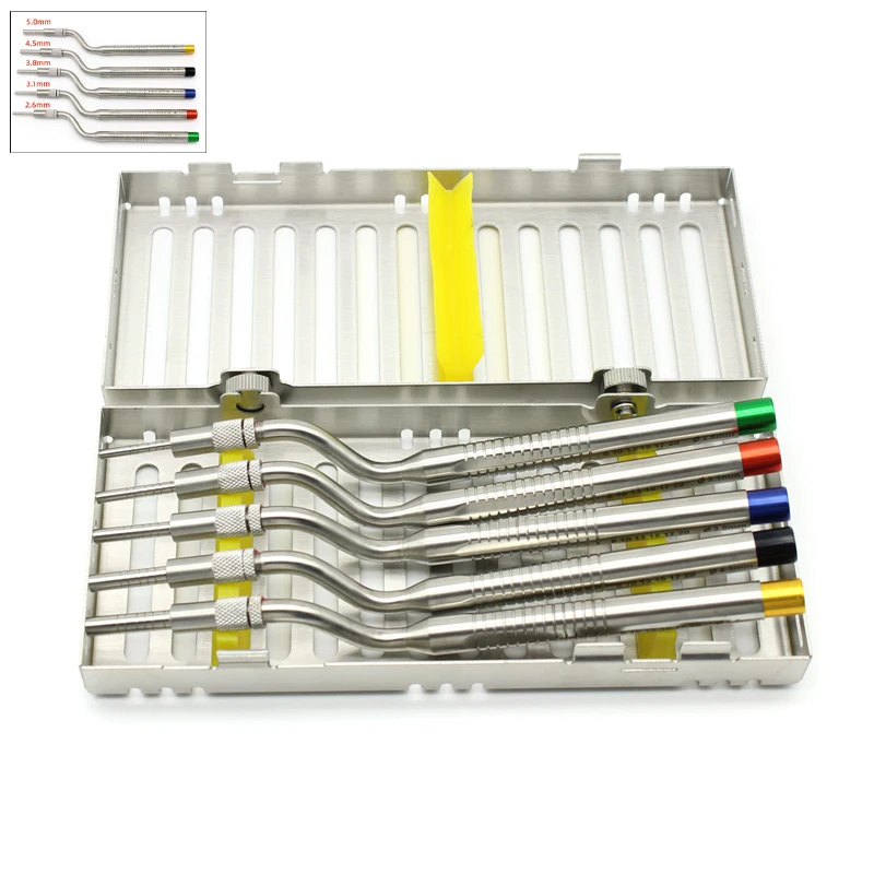 5pcs-Dental-Implant-Osteotome-Instrument-Mandibular-Sinus-Elevator-Tool ...