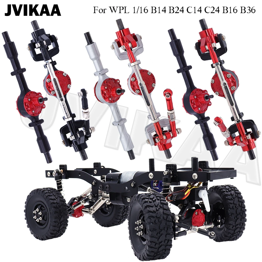 WPL C14 C24 C34 C44 B14 B24 Metal Gear AxleFront & Rear Bridge Axle for ...
