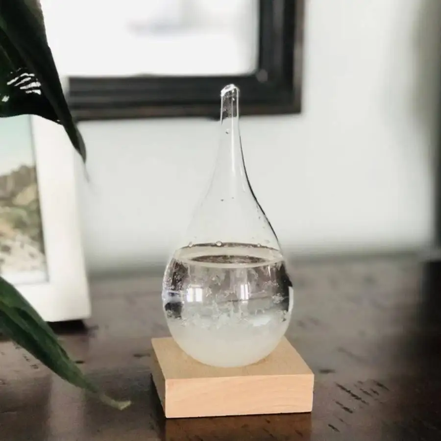 Astronomy Crystal Ball Weather Storm Glass Bottle Creative Desktop ...