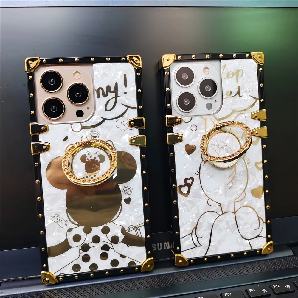 Gold-Plating-Mouse-Duck-Phone-Case-for-Samsung-Galaxy-S24-Ultra-S23-FE ...