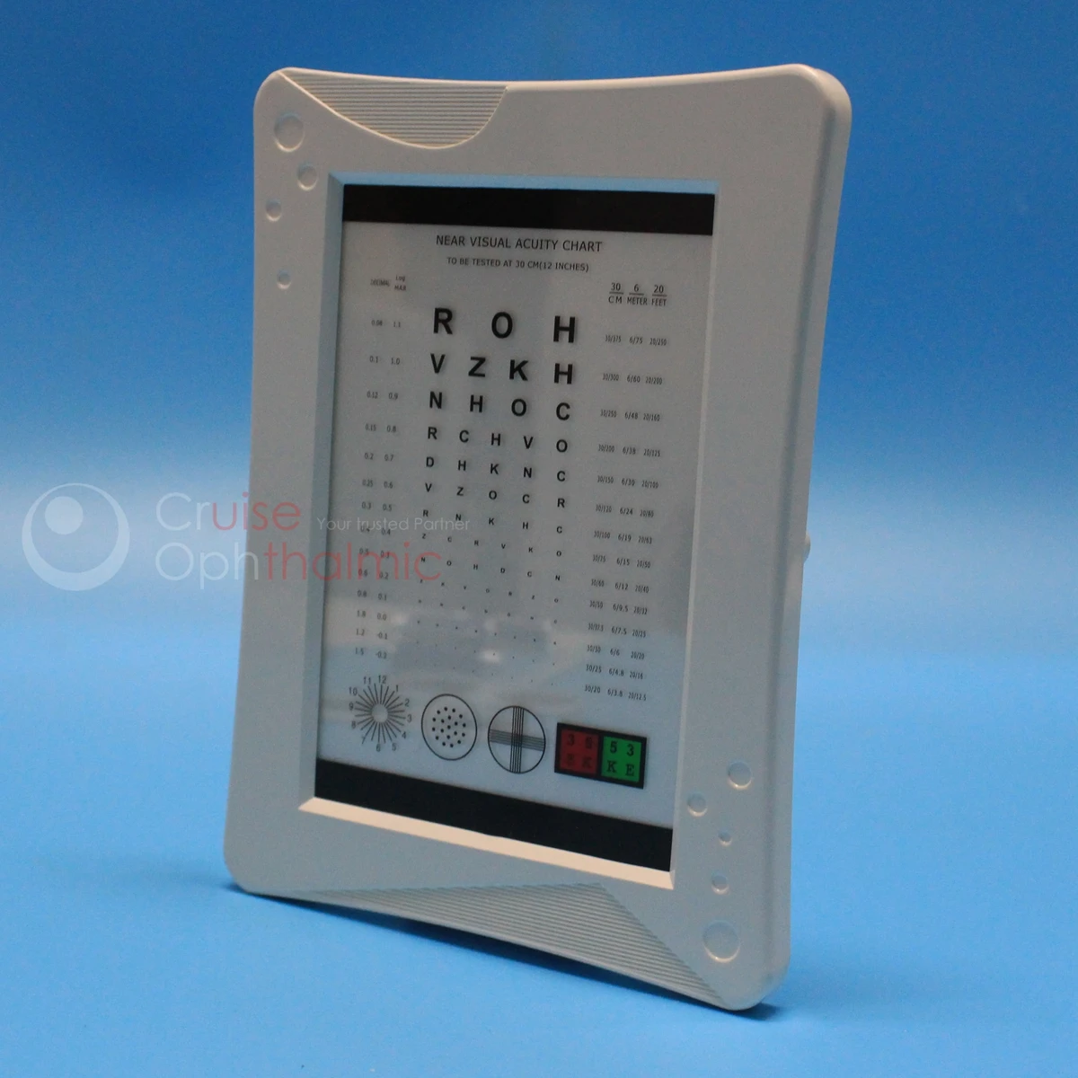 Optometry-LED-light-Near-Vision-Chart-AC-DC-30cm-Distance-Tester-NV110 ...