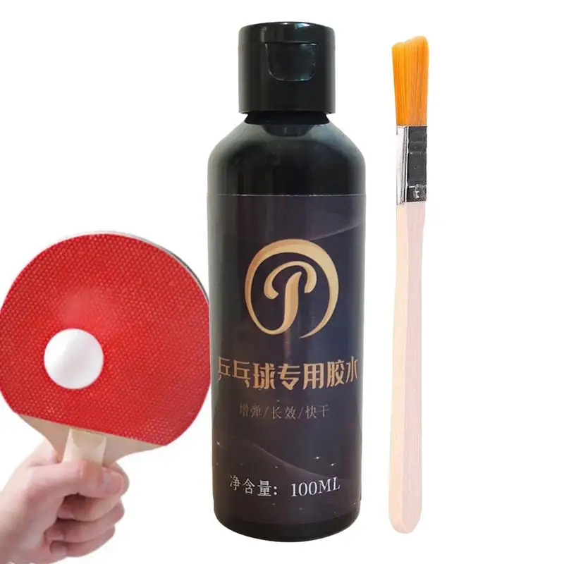 Glue-For-Rubber-100ml-Table-Tennis-Racket-Glue-With-Brush-Quick-Drying ...
